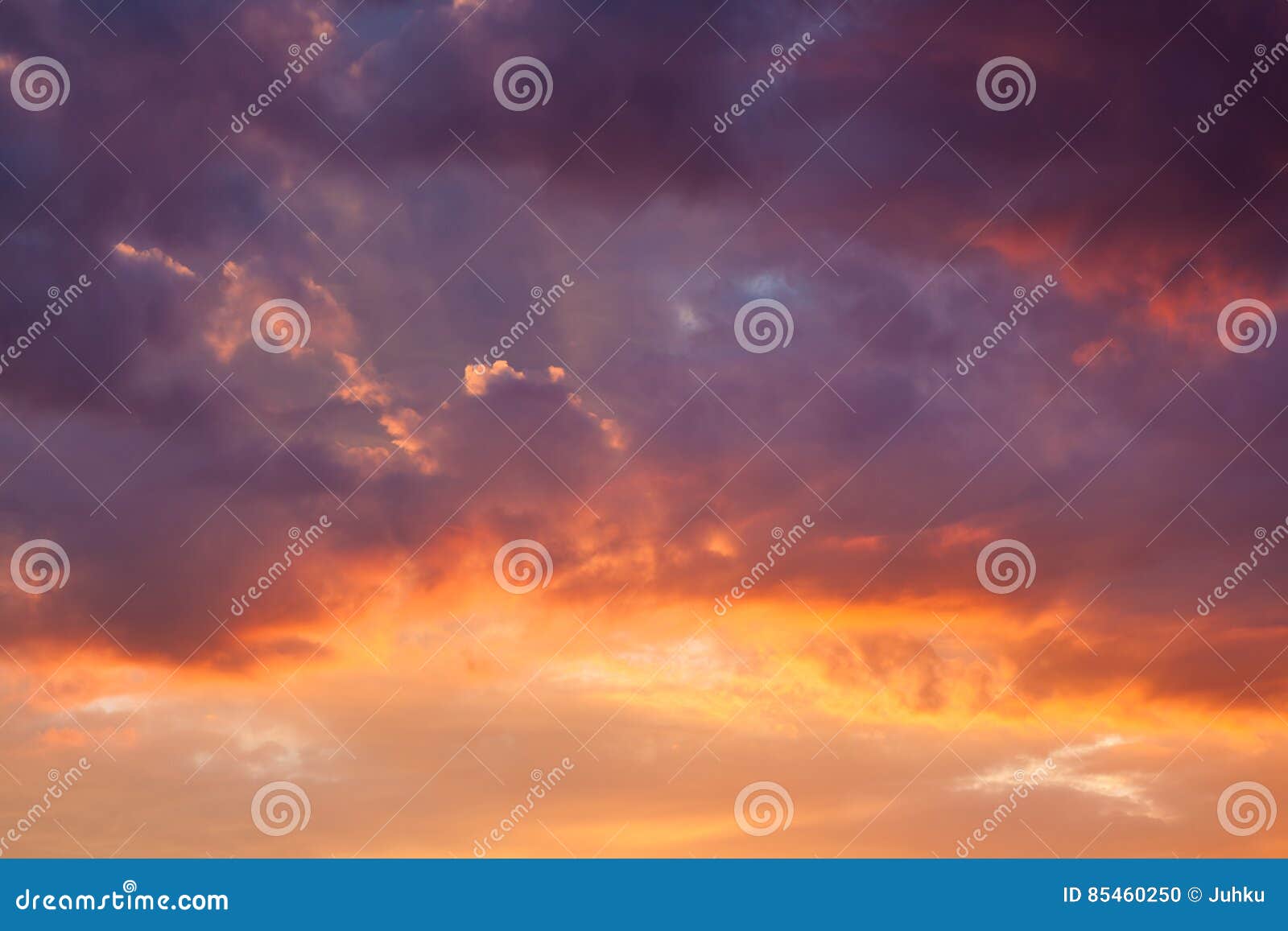 Fiery Vivid Sunset Sky Clouds Stock Photo - Image of abstract, sunlight ...