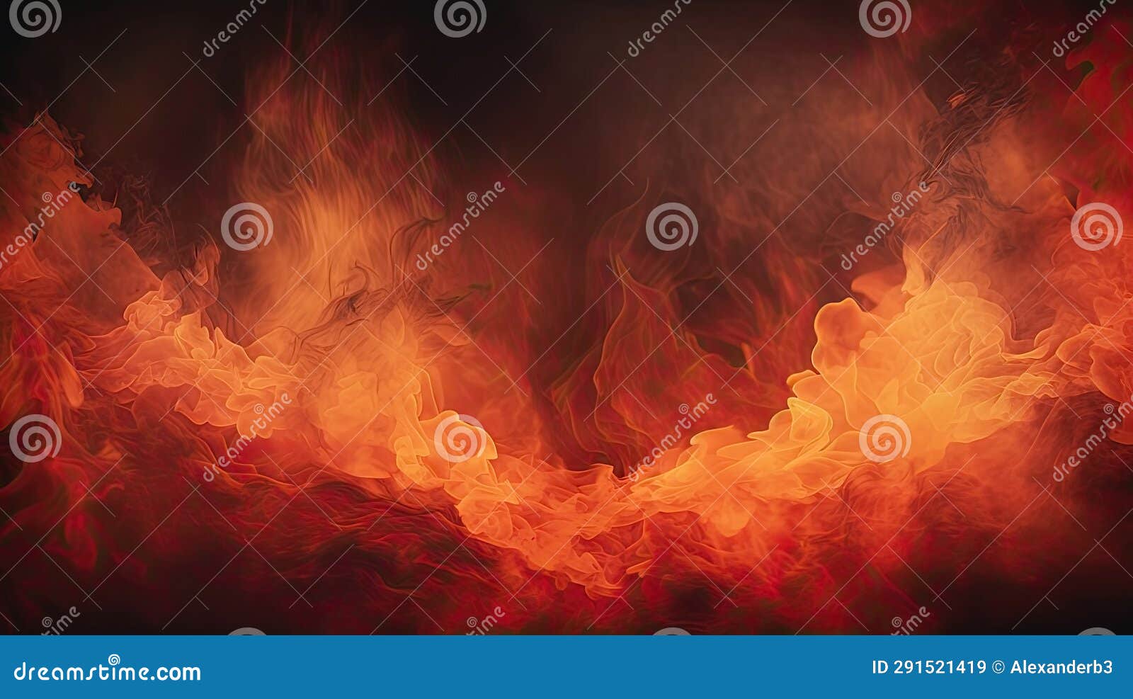 Fiery Volcanic Eruptions and Backdrop. Assortment of Smoke Banners in ...