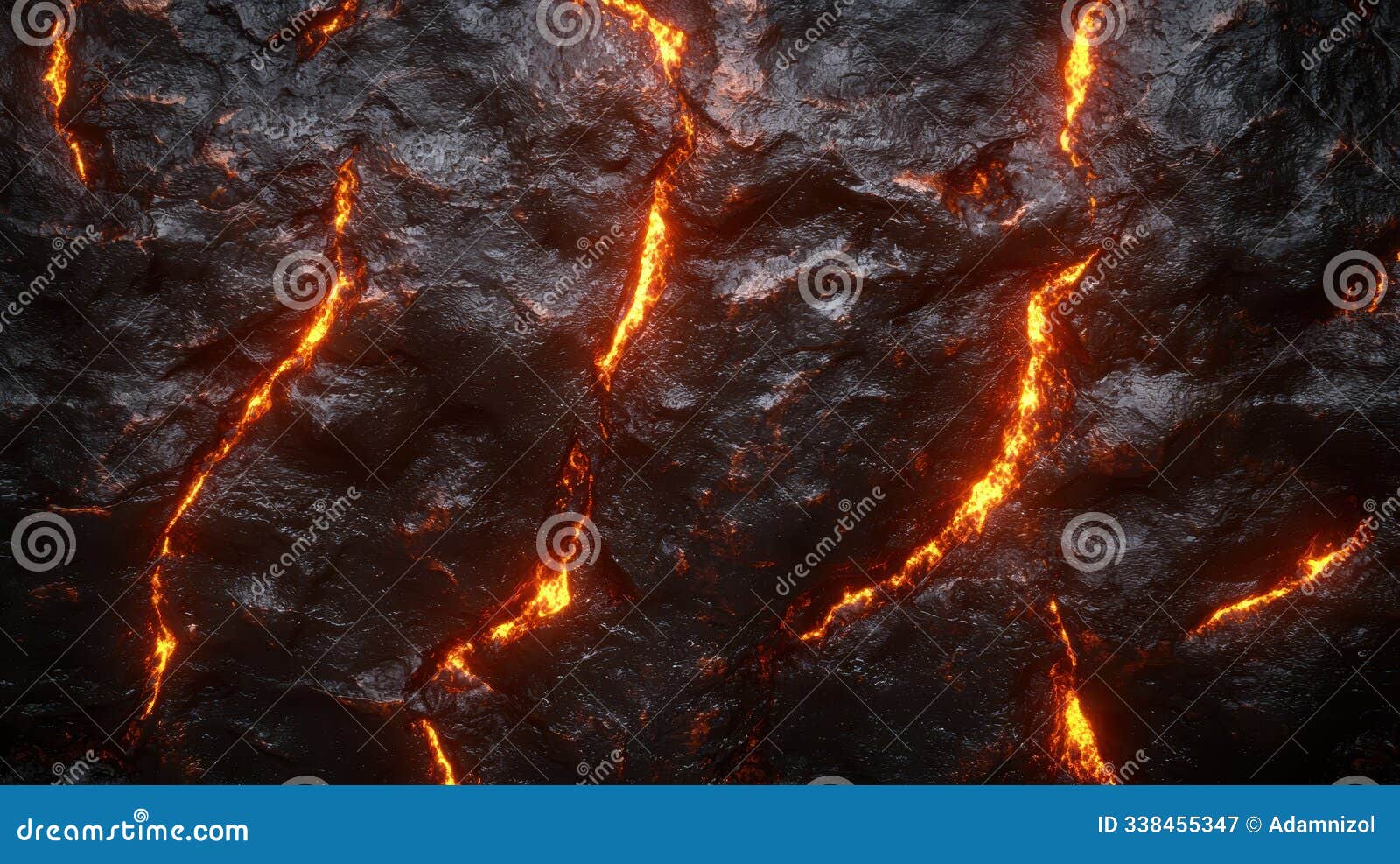 Fiery Volcanic Rock Texture Royalty-Free Stock Image | CartoonDealer ...