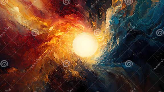 Fiery Vortex - Dynamic Abstract PPT Background Stock Illustration ...