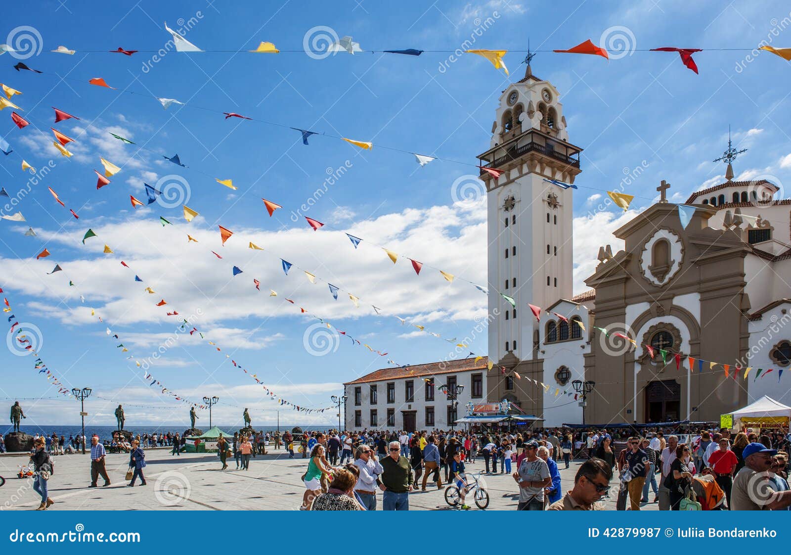 Fiesta in Candelaria editorial photography. Image of taganana - 42879987