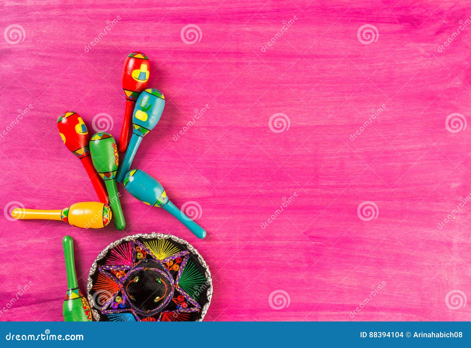 Fiesta stock photo. Image of multicolor, spanish, cinco - 88394104