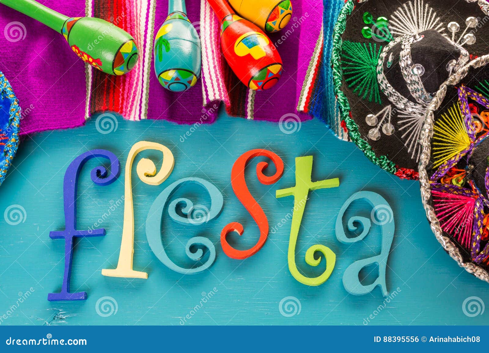 Fiesta stock photo. Image of sign, sombrero, charro, mexican - 88395556