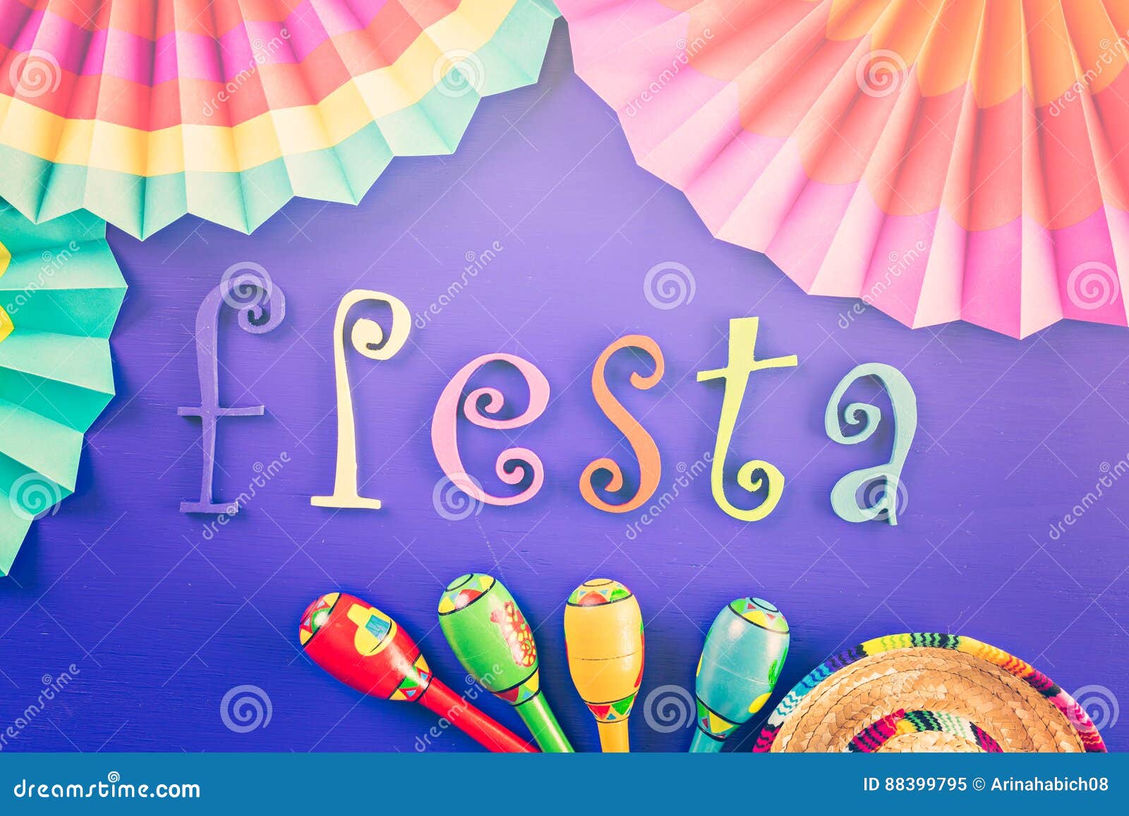 Fiesta stock illustration. Illustration of blue, mexican - 88399795