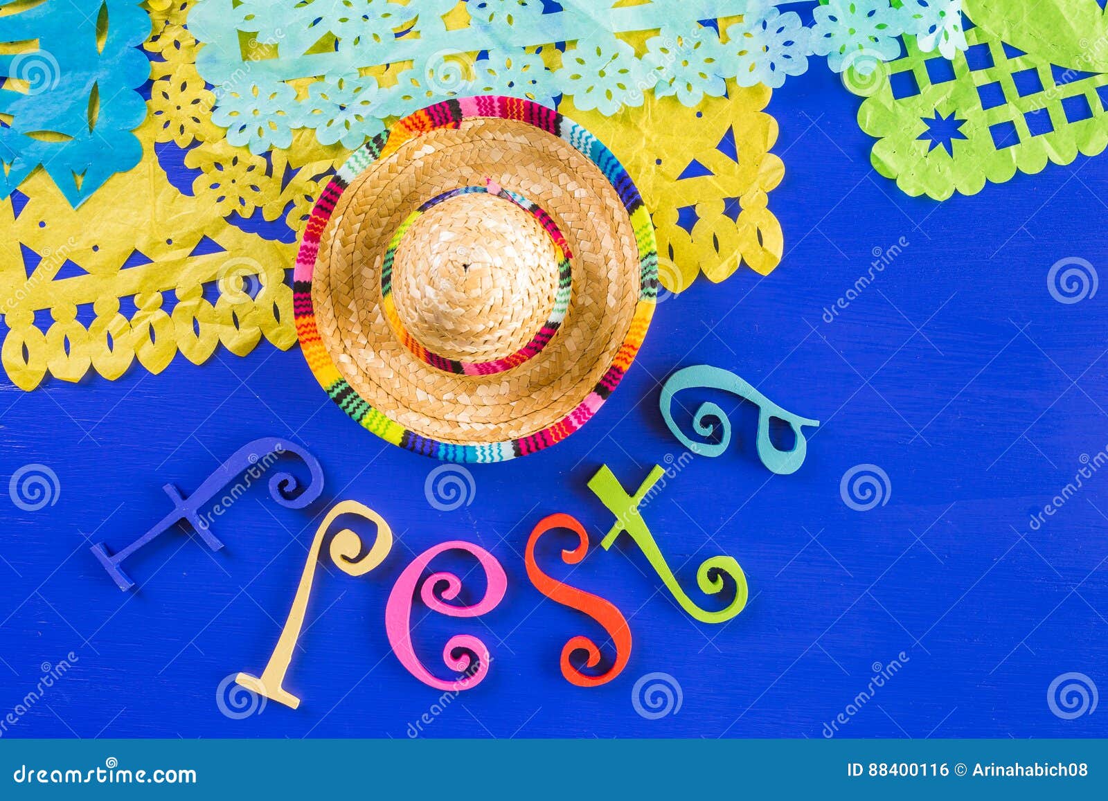 Fiesta stock photo. Image of culture, fiesta, tissue - 88400116