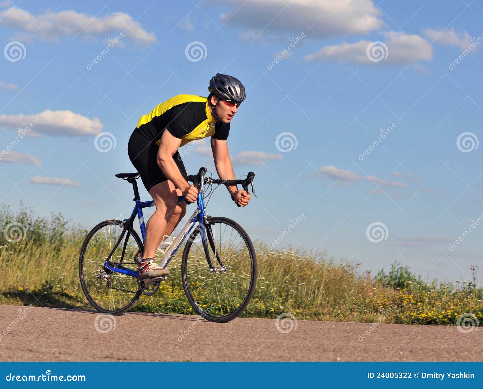 Fietser Die Een Fiets Berijdt Stock Foto - Image of versnelling ...
