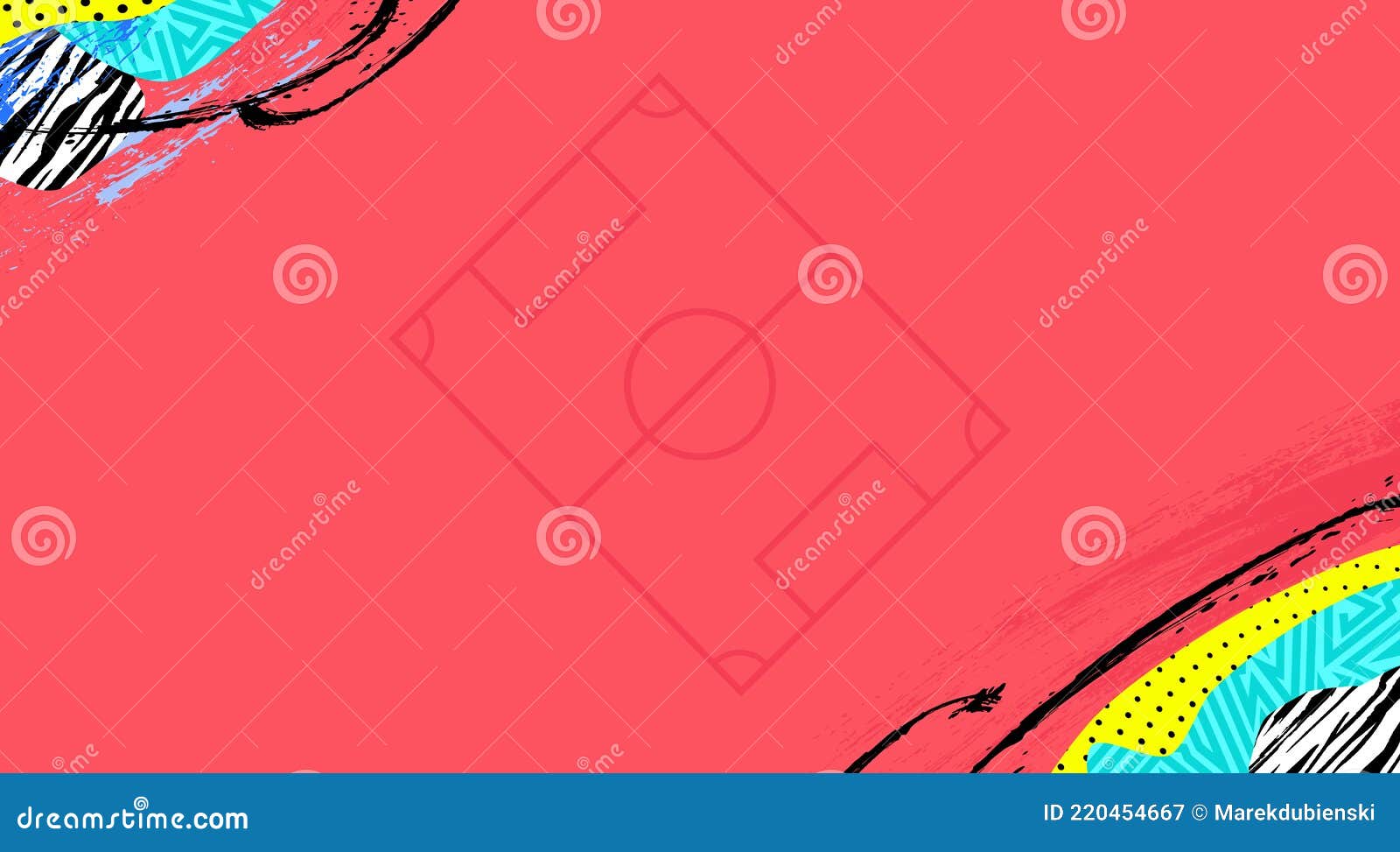 Abstract Wallpaper with Soccer Pitch Inspired by Football Video Games ...