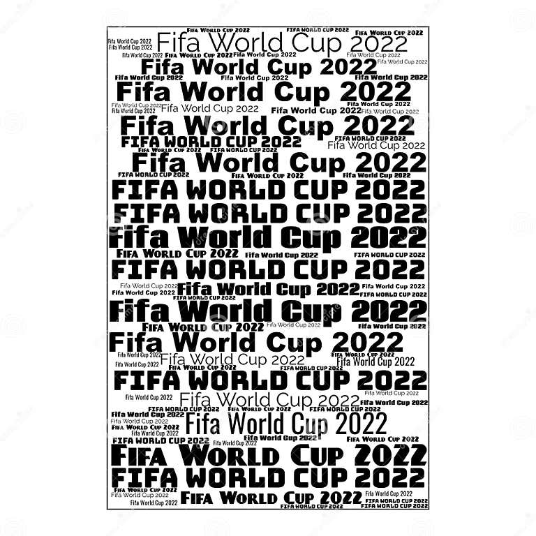 FIFA World Cup 2022 Abstract Background Illustration Editorial Image ...