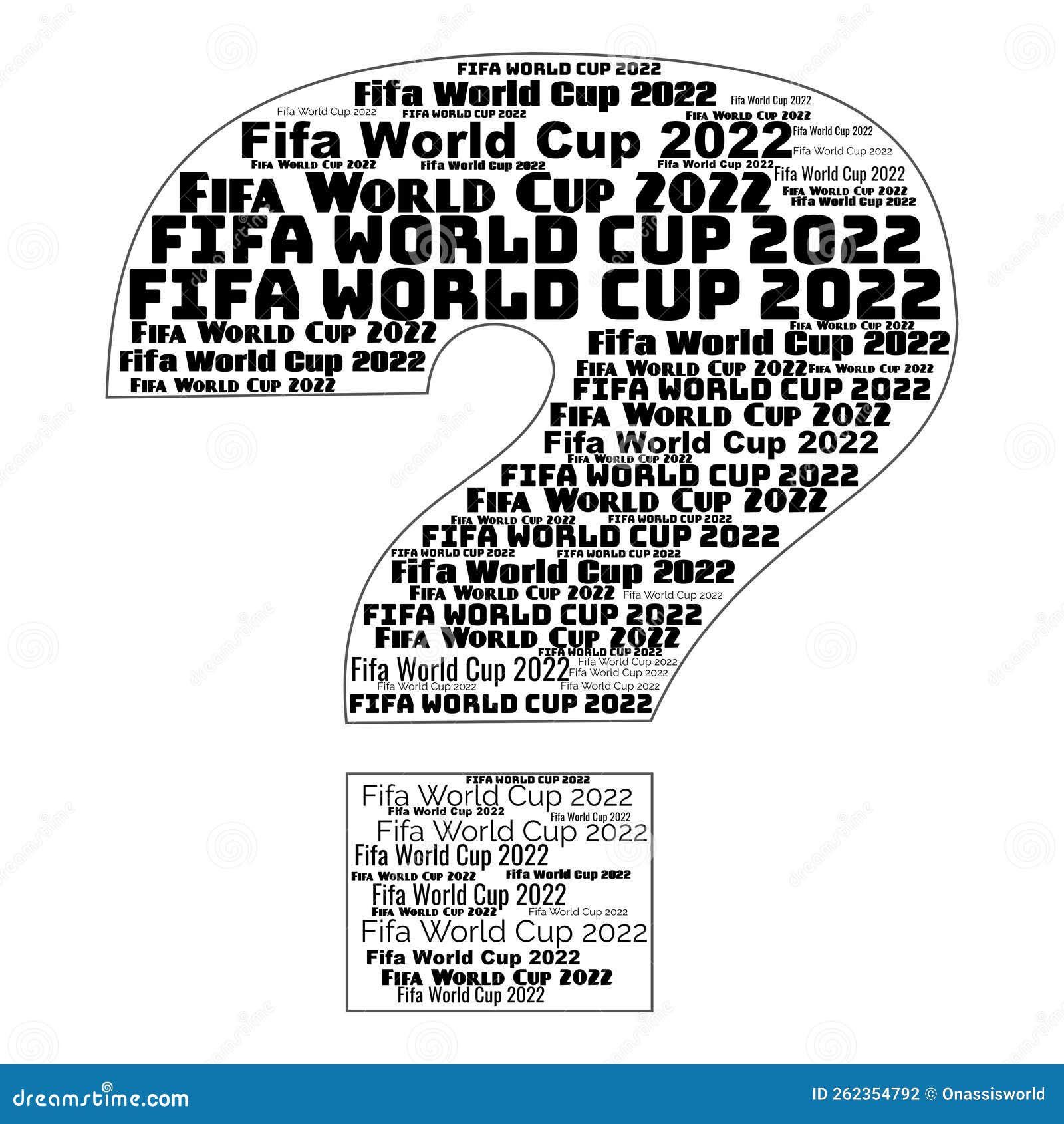 FIFA World Cup 2022 Abstract Background Illustration Editorial ...