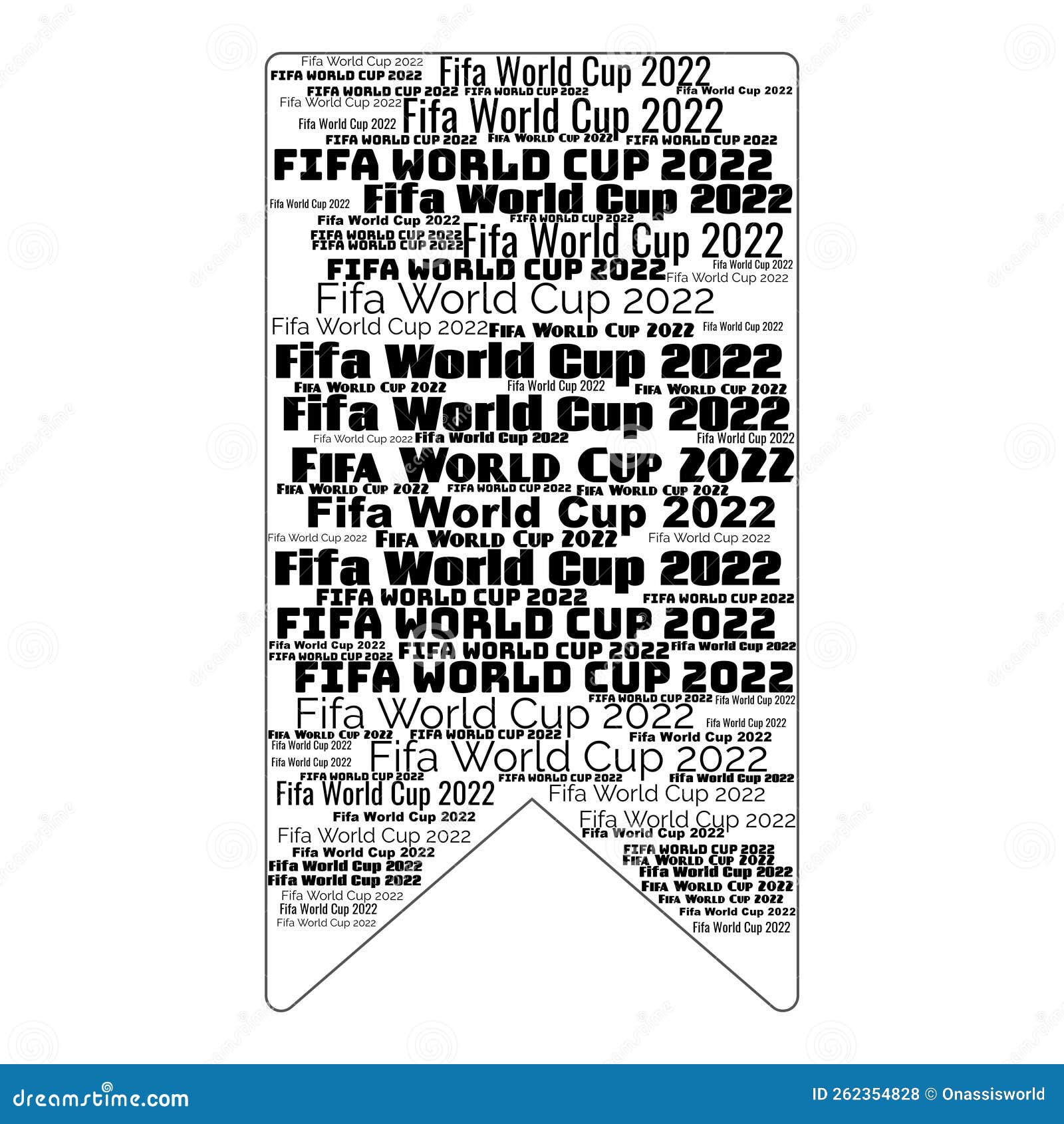 FIFA World Cup 2022 Abstract Background Illustration Editorial Stock ...