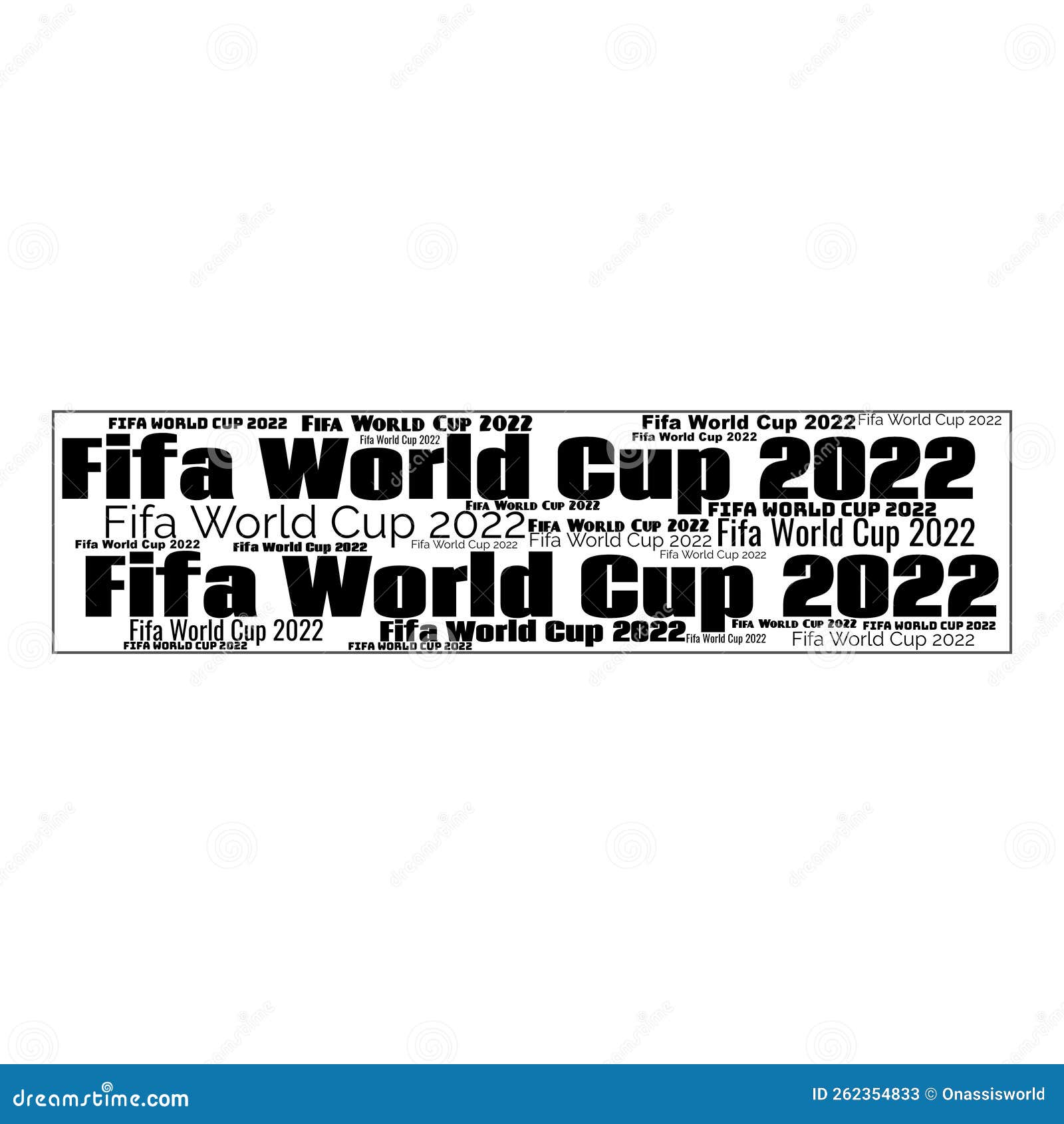 FIFA World Cup 2022 Abstract Background Illustration Editorial Stock ...