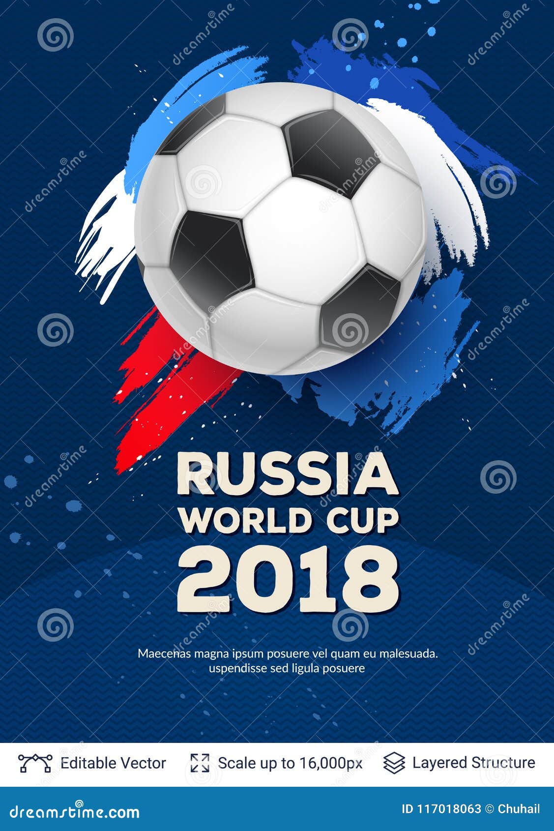 FIFA World Cup 2018 Banner Concept. Editorial Stock Photo ...