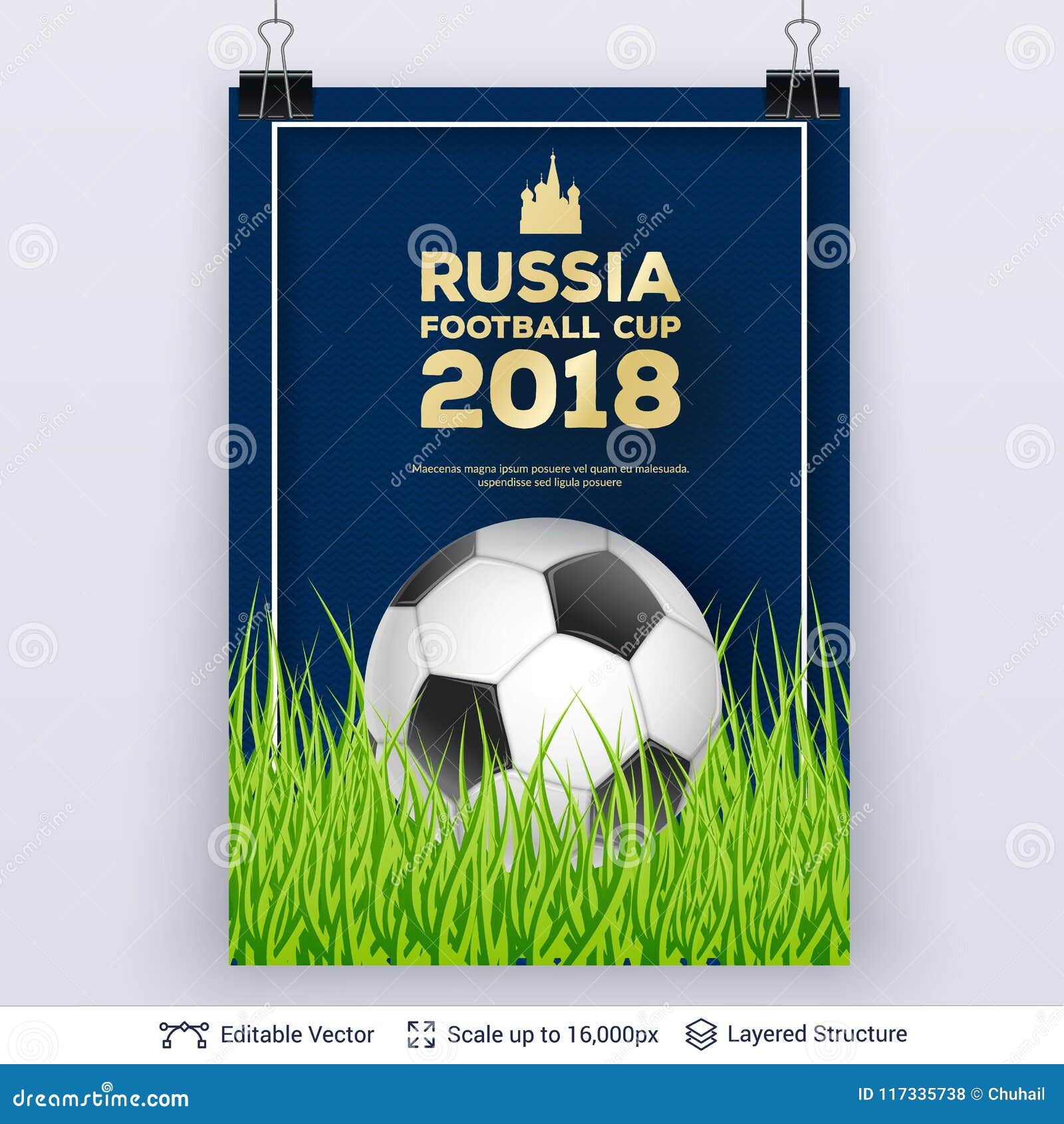 FIFA World Cup 2018 Banner Concept. Editorial Stock Photo ...