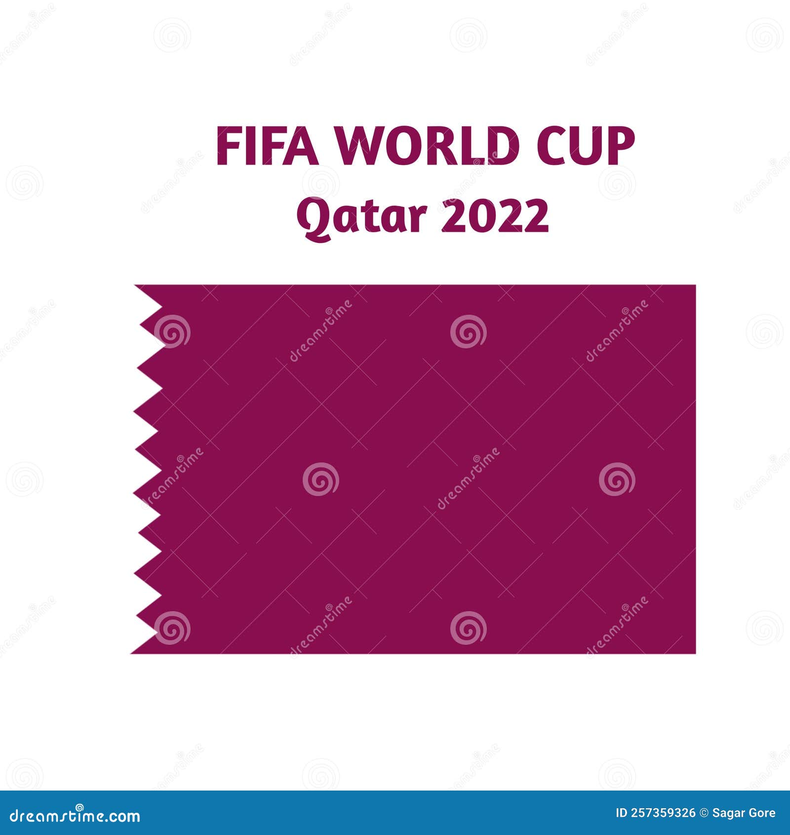 Fifa World Cup 2022 Host Qatar Editorial Photo - Image of magenta ...