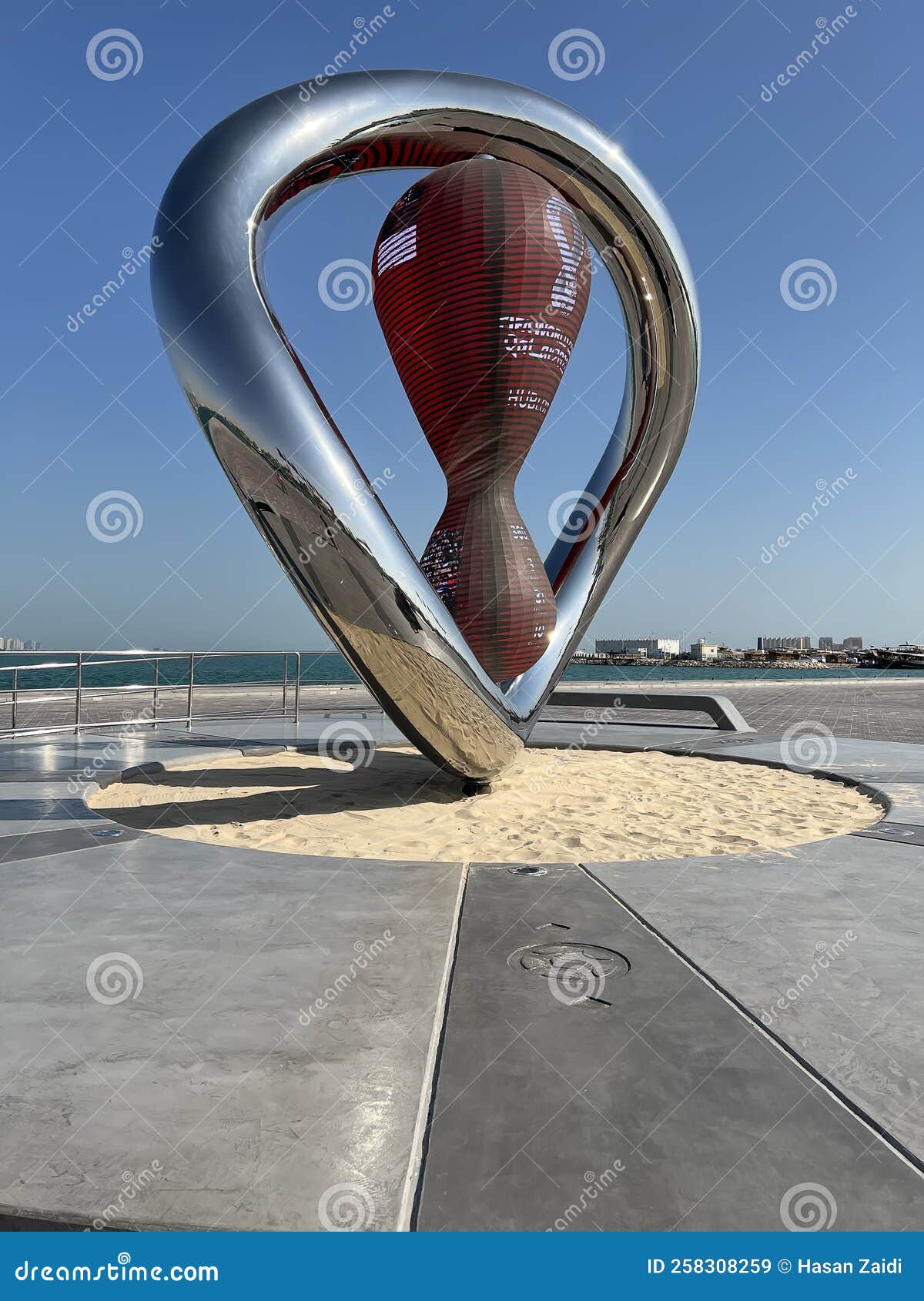 FIFA World Cup Qatar 2022 Official Countdown Clock Doha Editorial Stock ...