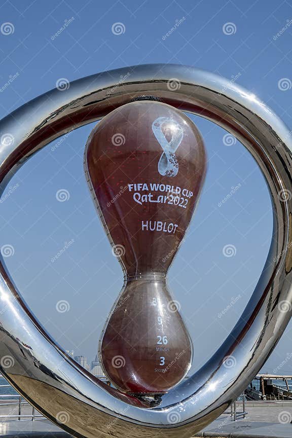 The Fifa World Cup Qatar 2022 Official Countdown Clock Powered By