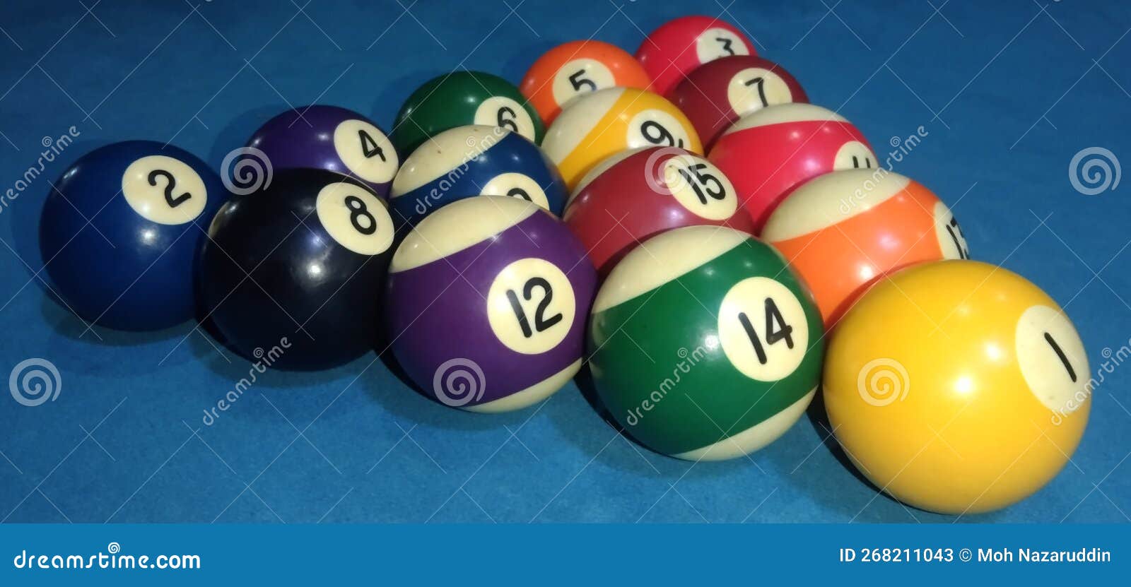 Fifteen billiard balls stock image. Image of pool, play - 268211043