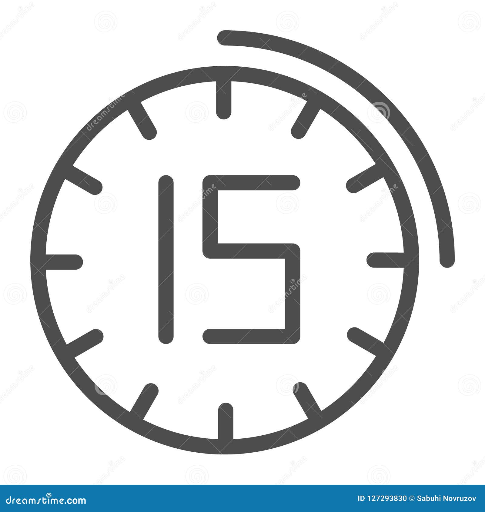 Fifteen 15 Minutes Time Symbol. Analog Clock Icon Vector Illustration ... Fifteen 15 Minutes Time Symbol. Analog Clock Icon Vector Illustration ...