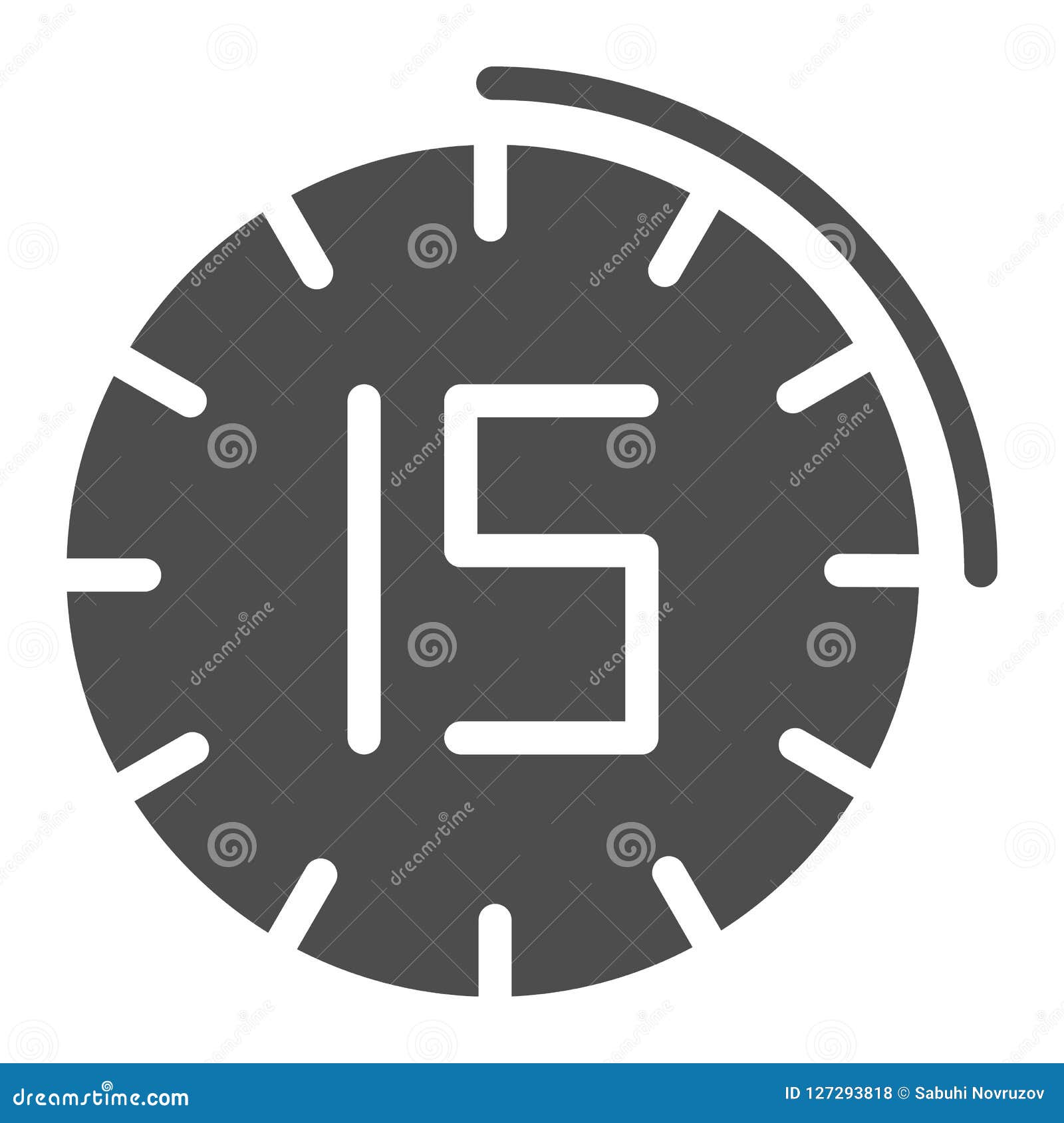Fifteen 15 Minutes Time Symbol. Analog Clock Icon Vector Illustration ... Fifteen 15 Minutes Time Symbol. Analog Clock Icon Vector Illustration ...