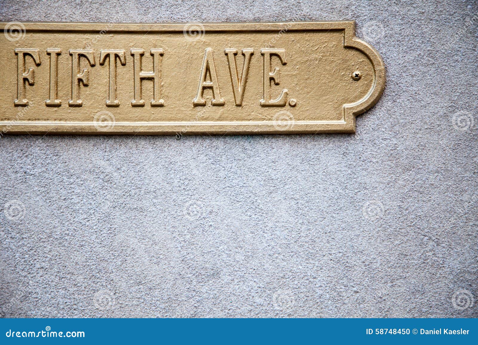 Fifth Avenue stock photo. Image of text, landmark, avenue - 58748450
