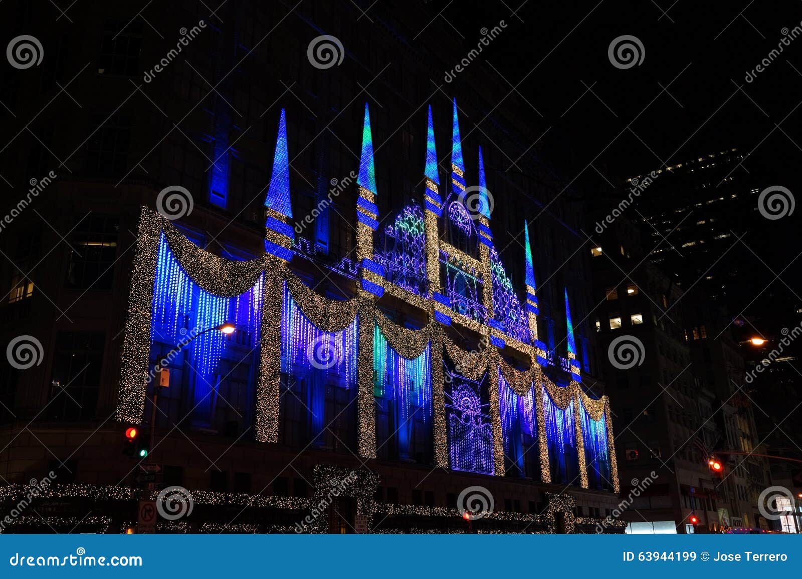 2015 Fifth Avenue Wakacyjny Windows 67 Obraz Stock Editorial - Obraz ...