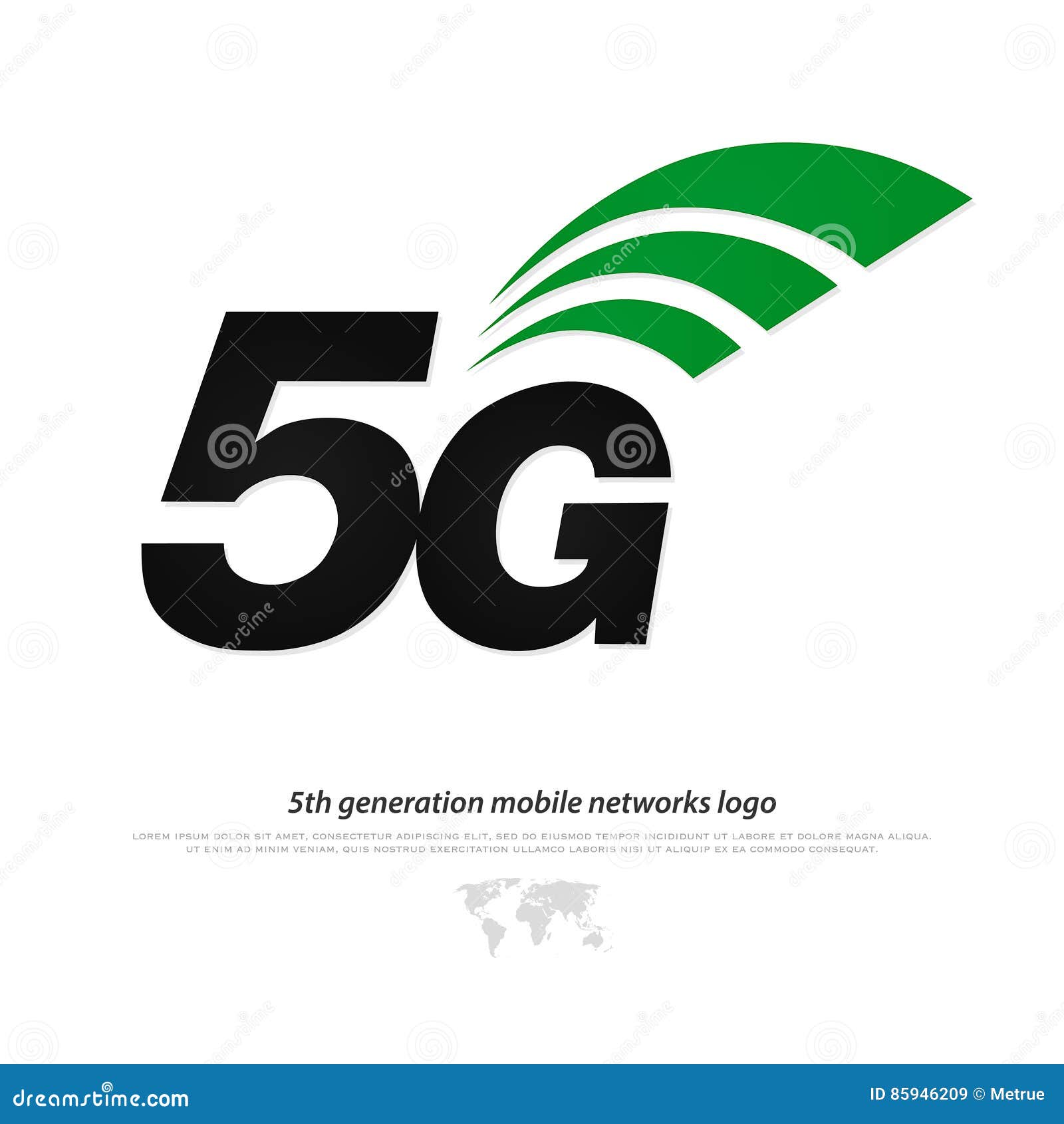 Fifth gen stock vector. Illustration of service, high - 85946209