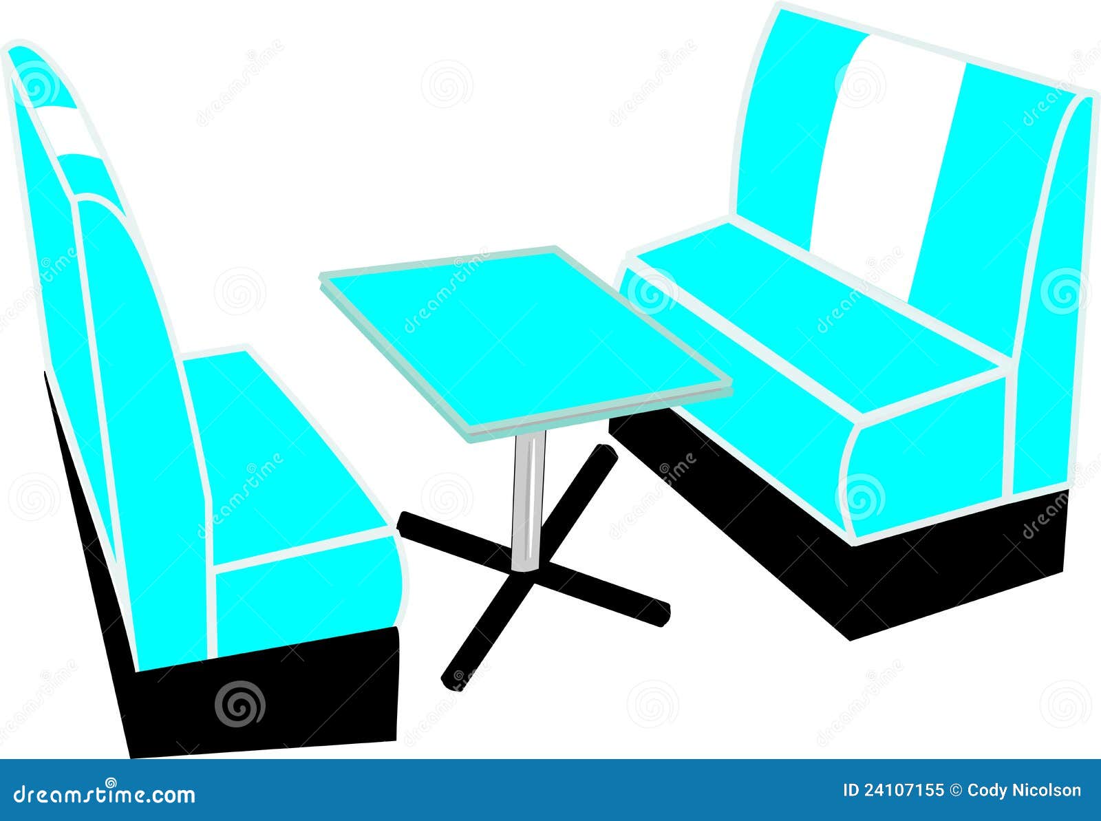 Restaurant Booth Clipart
