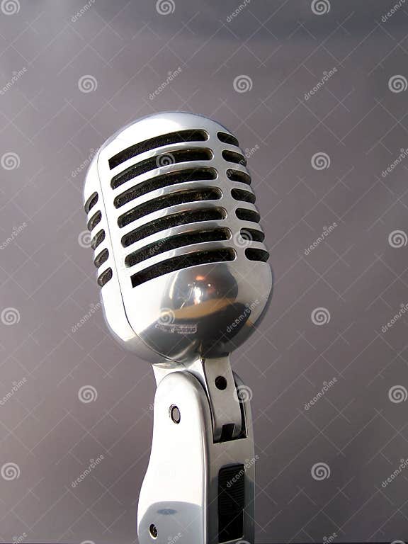 Fifties Mic stock image. Image of vintage, sound, microphone - 3116263