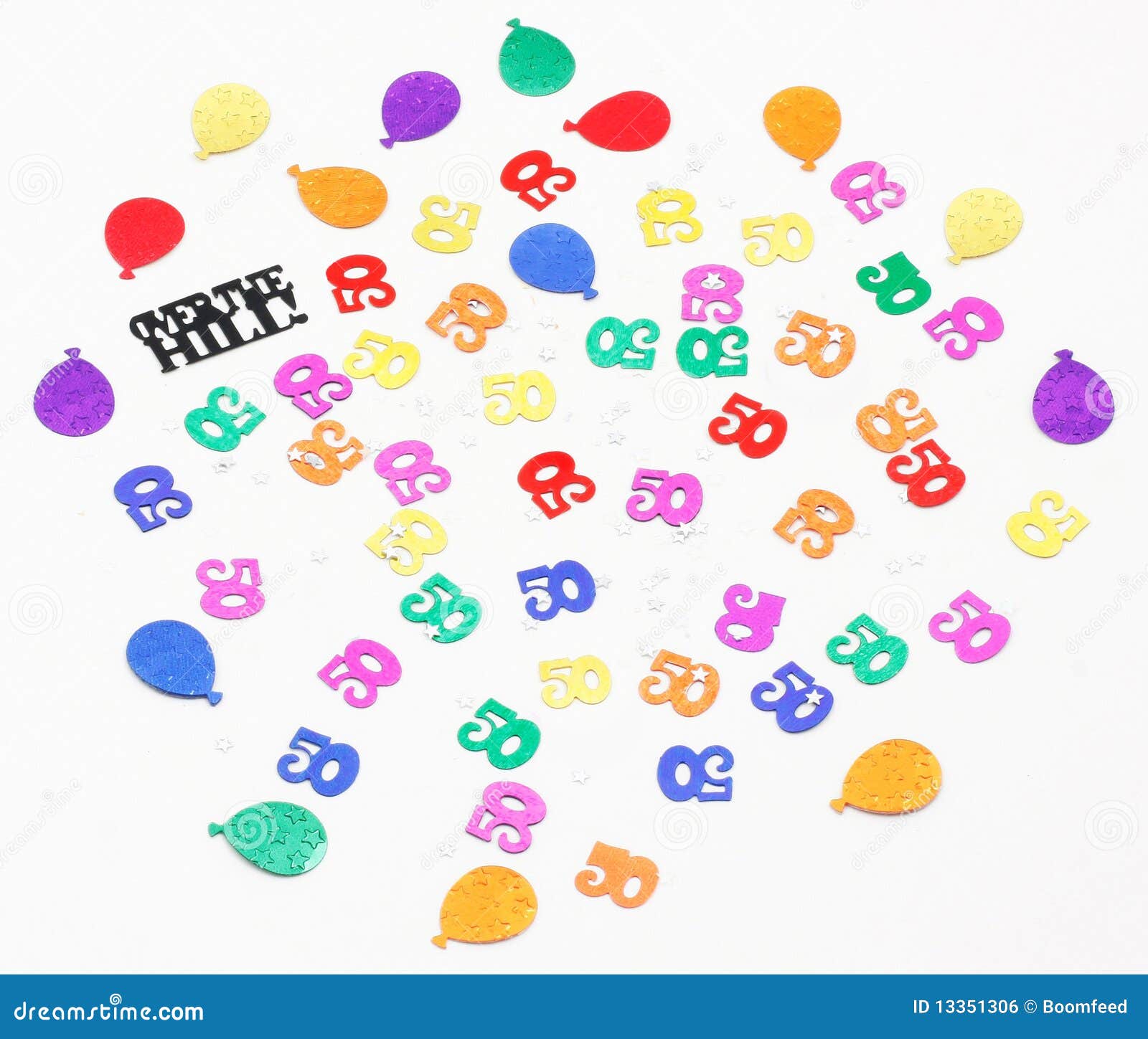 Fiftieth Birthday Celebration Stock Photo - Image of colors ...