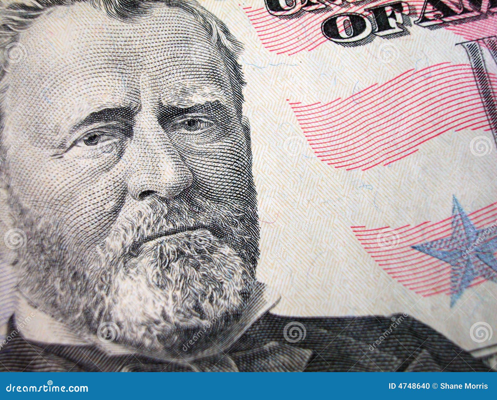 Fifty Dollar Bill-Grant on Left Stock Photo - Image of fifty ...