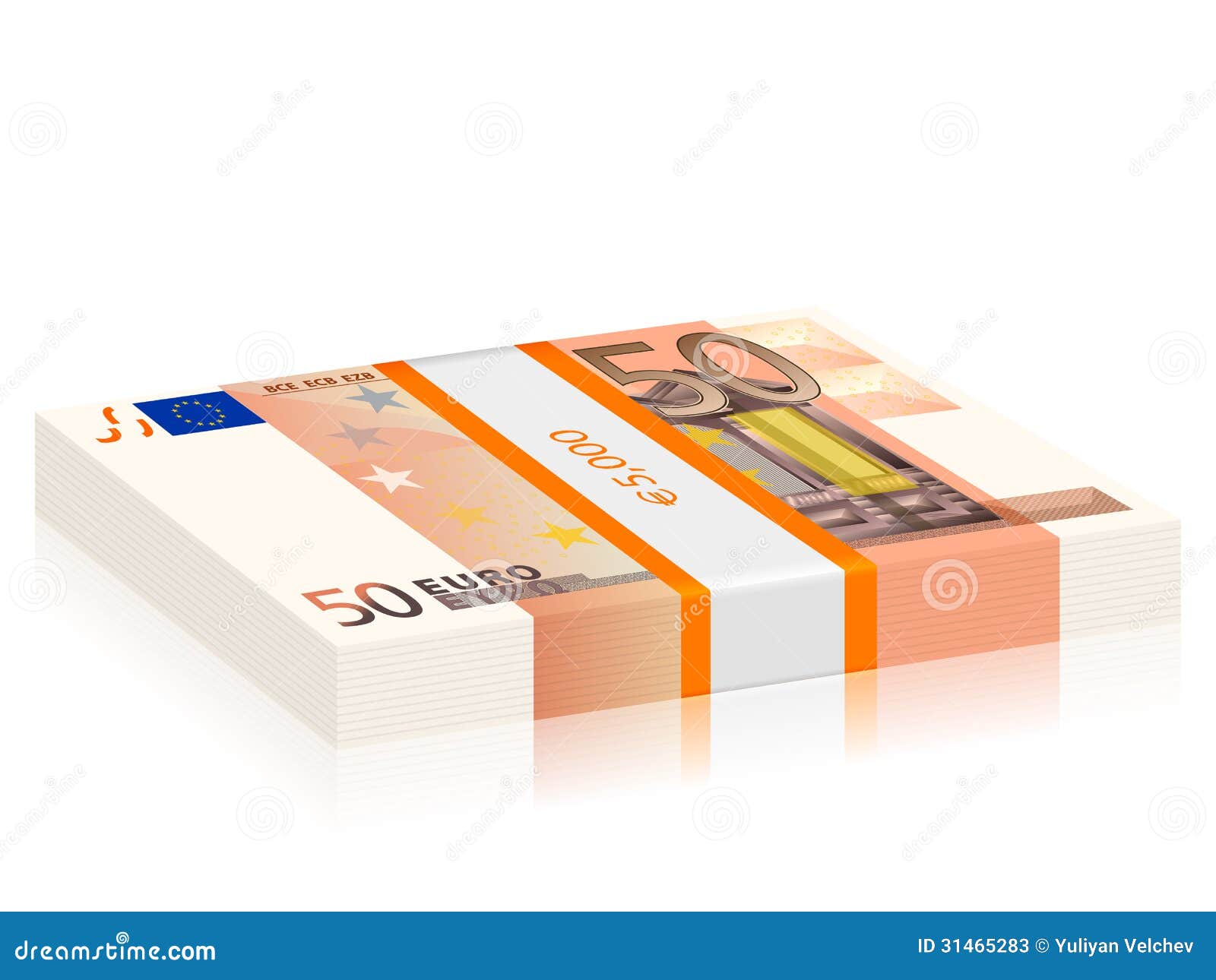 Stack Of Fifty Dollar Bills. Paper Money, Pile Of 50 US Dollar ...