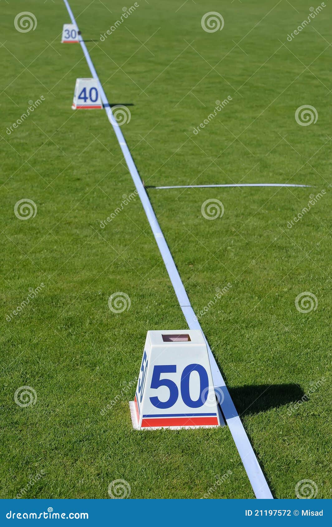 Fifty-meter mark stock photo. Image of brand, hammer - 21197572