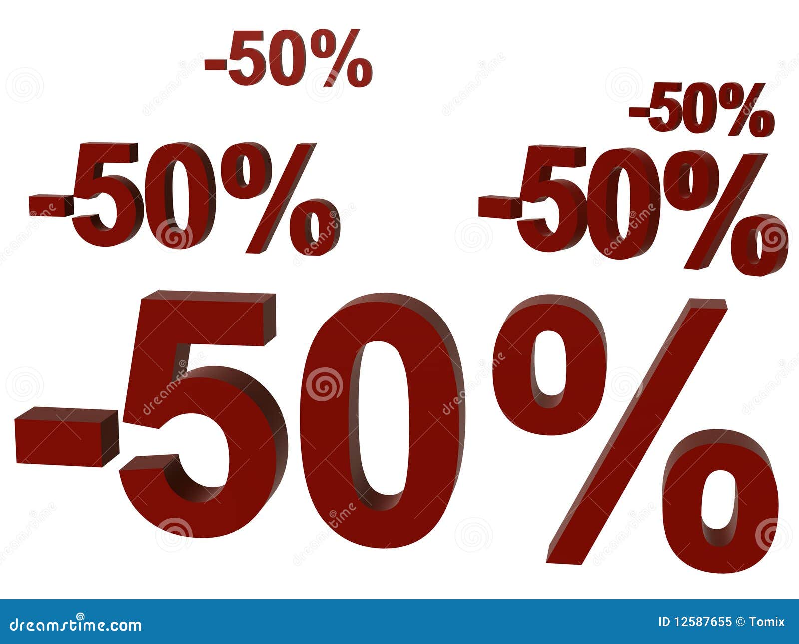 Fifty Percentage Background Stock Illustration - Illustration of ...