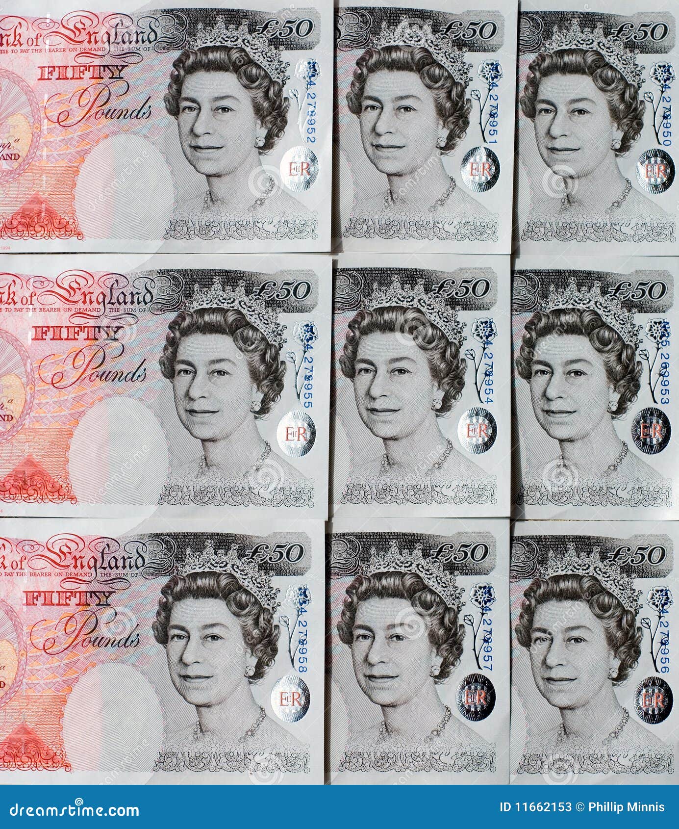 Fifty Pound Notes - Great Britain Editorial Stock Photo - Image of ...