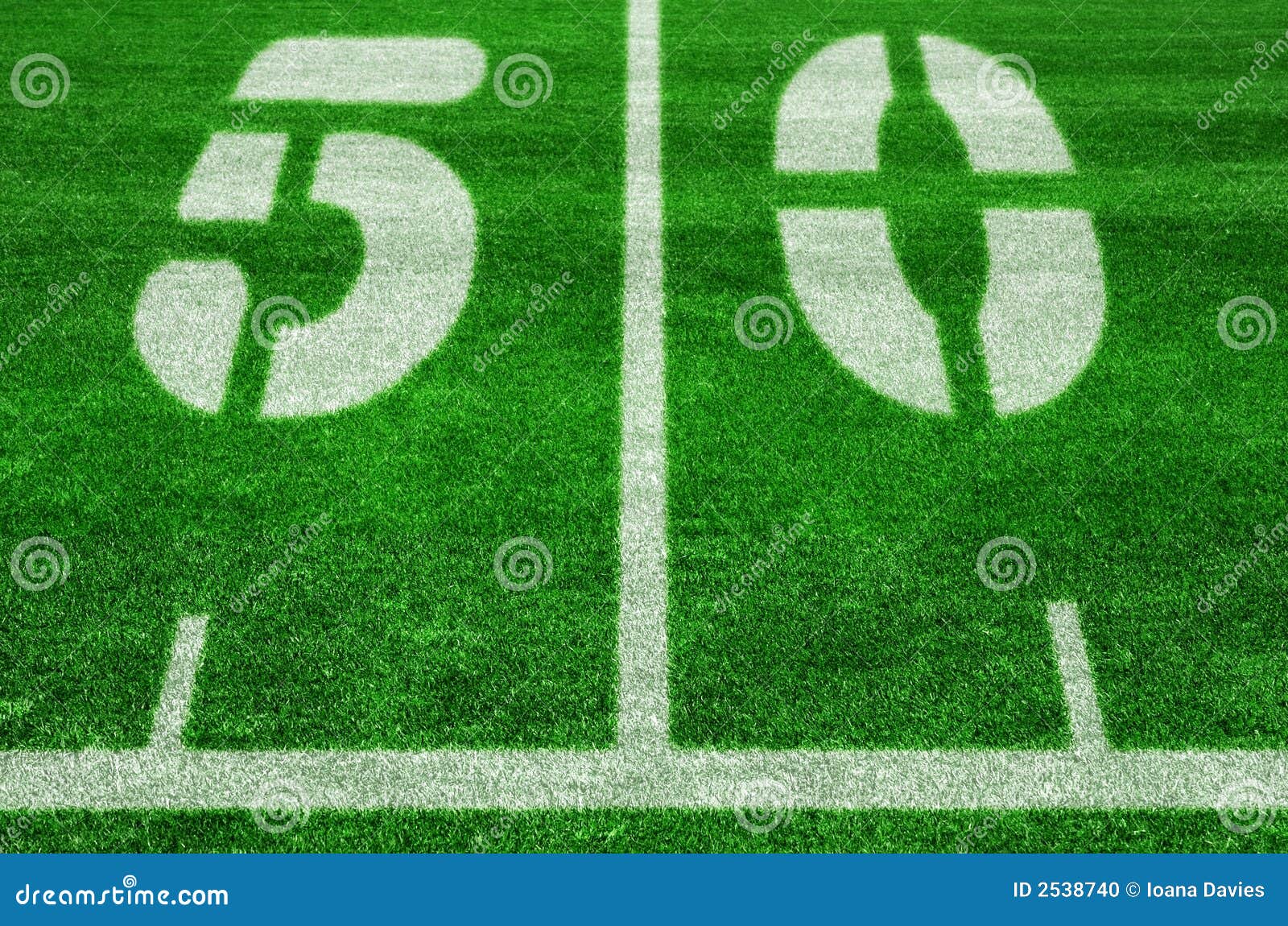 The fifty yard line stock photo. Image of line, fifty - 2538740