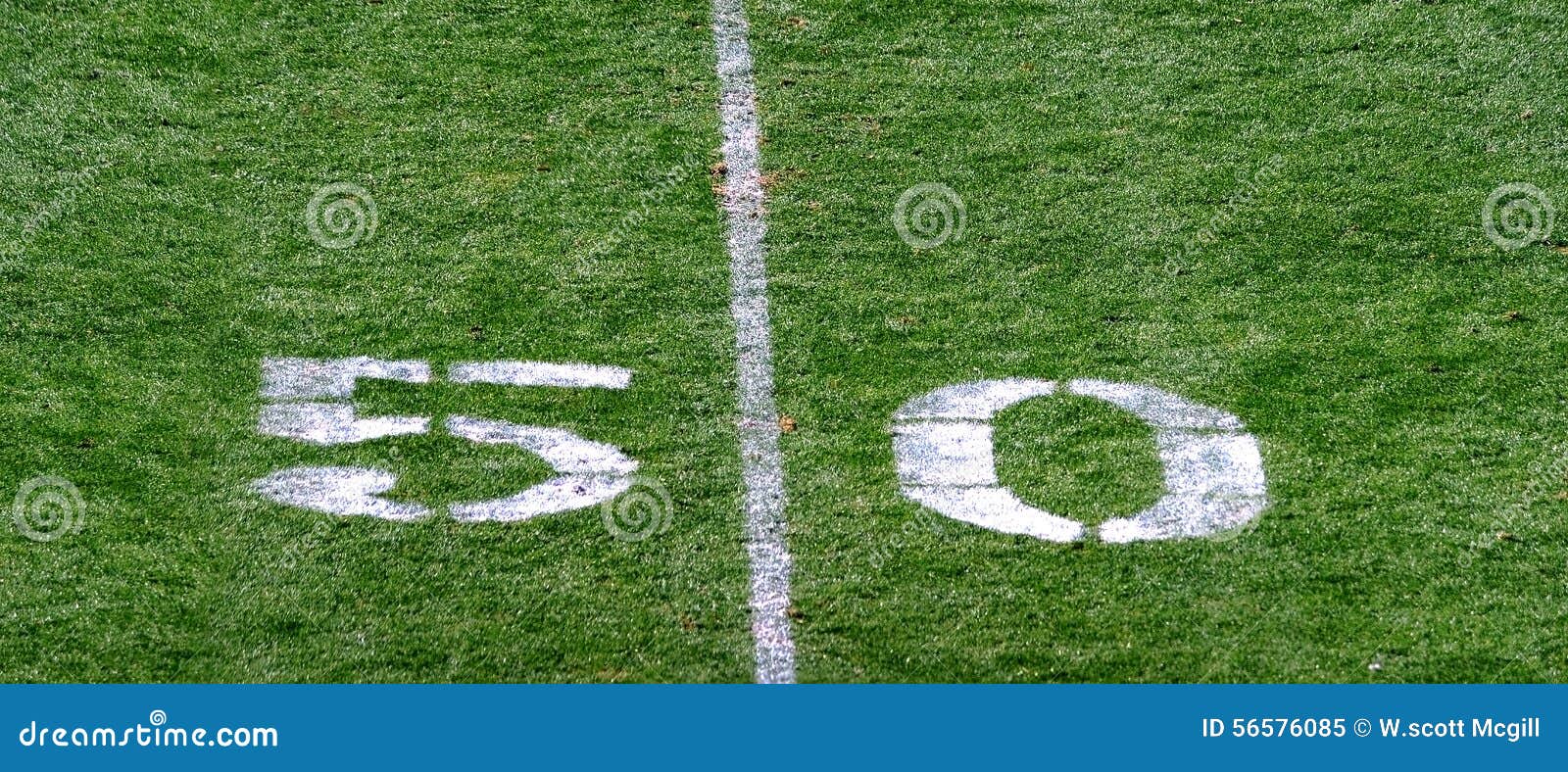 The Fifty Yardline Royalty-Free Stock Photography | CartoonDealer.com ...