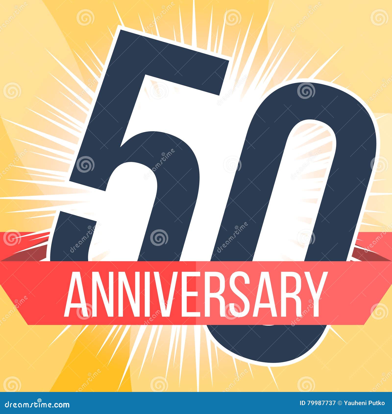 Fifty Years Anniversary Celebration Logotype. 50th Anniversary Logo ...