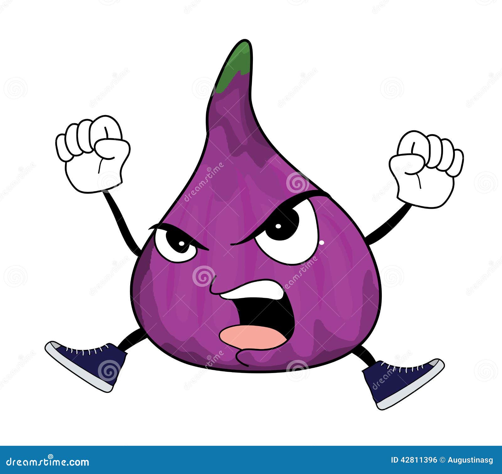 Fig cartoon character stock illustration. Illustration of colorful ...