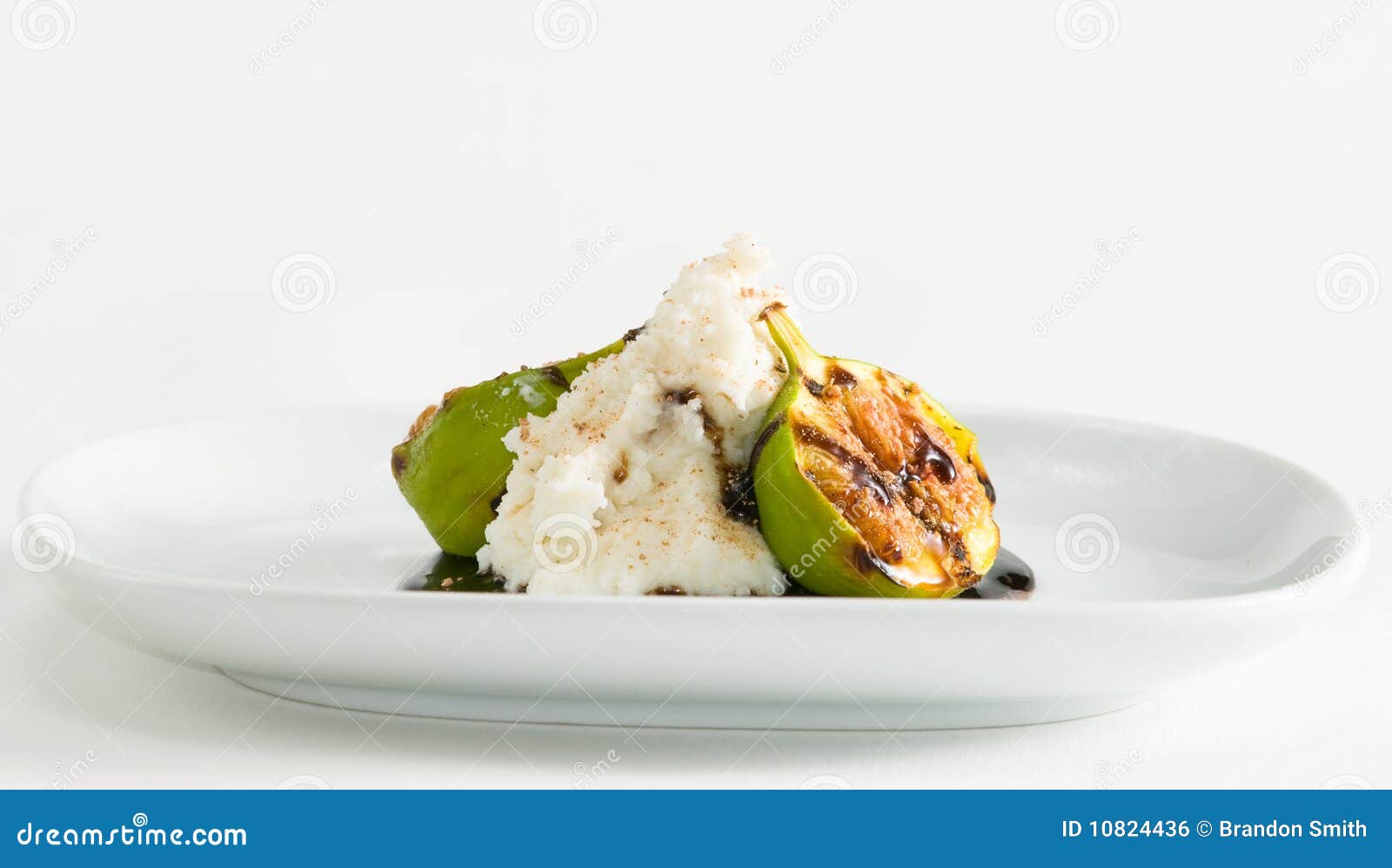 Fig and cheese appetizer stock photo. Image of healthy - 10824436