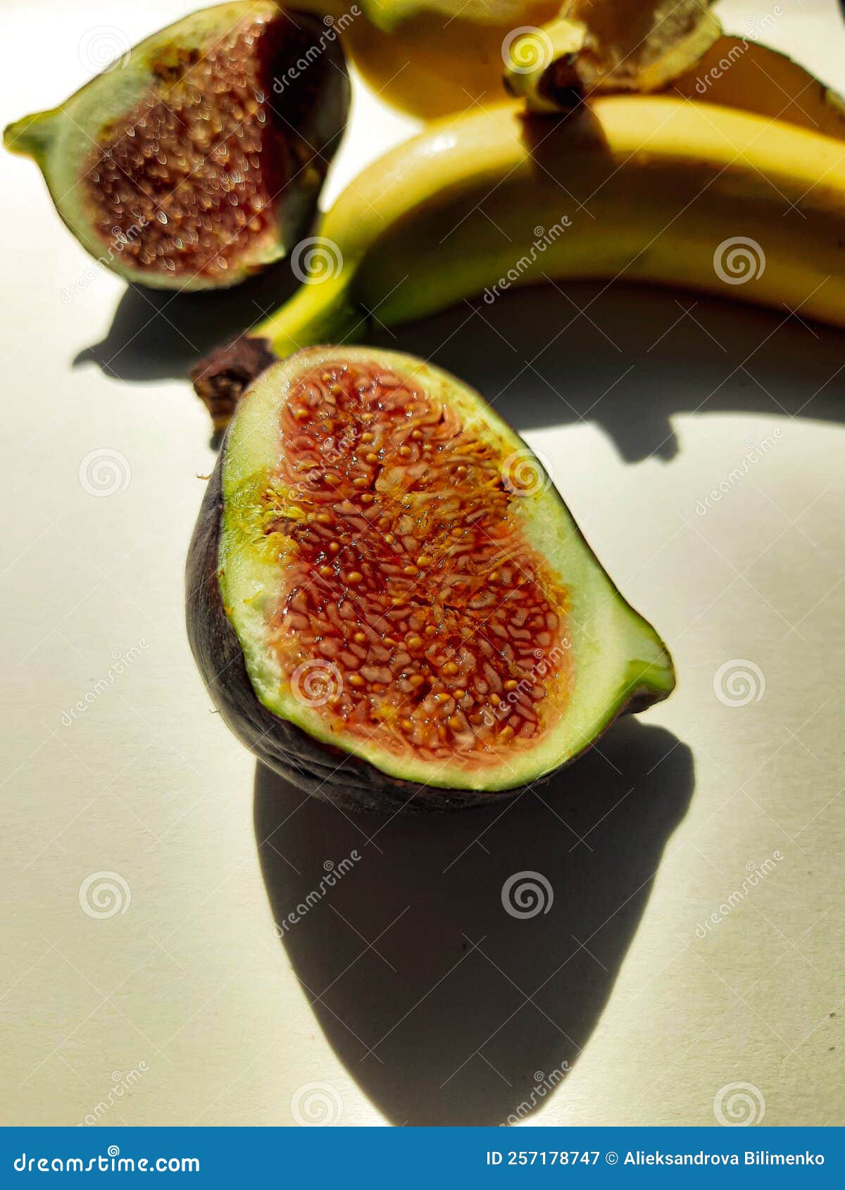 Fig Food Fruit Banana Plant Stock Image - Image of plant, food: 257178747
