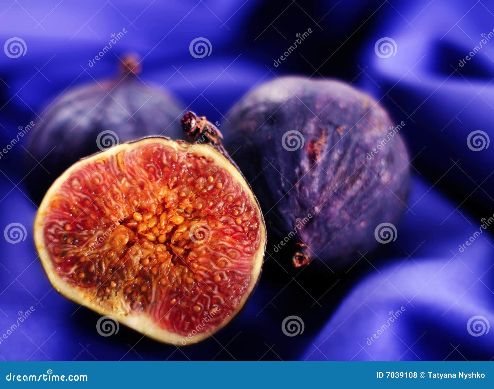 Fig fruit closeup stock photo. Image of slice, food, fruit - 7039108