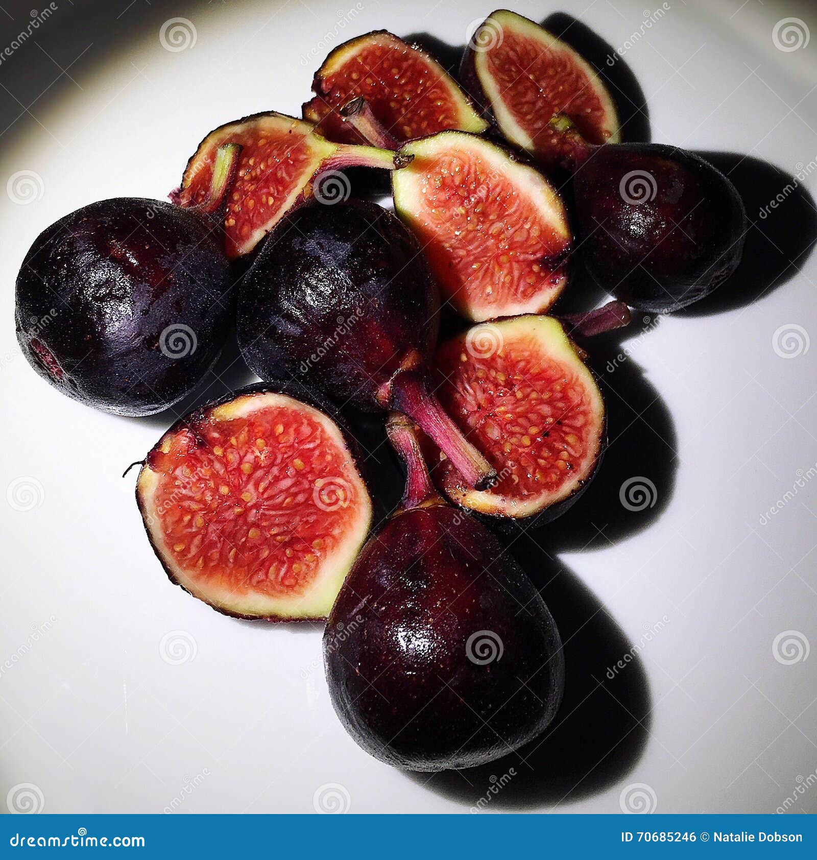 Fig Halves stock photo. Image of figs, halves, fresh - 70685246
