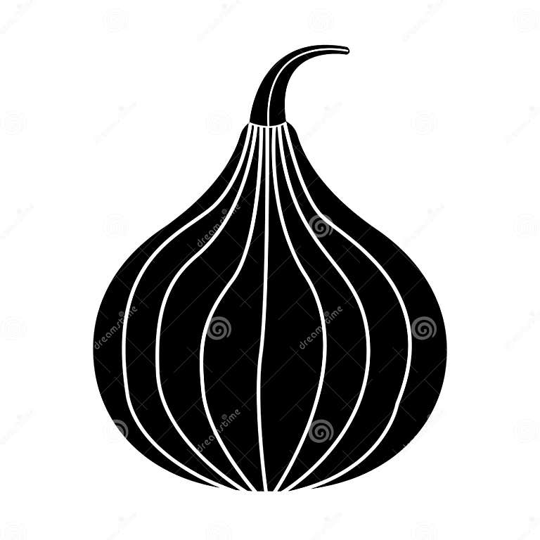 Fig Icon Isolated on a White Background Vector Illustration Stock ...