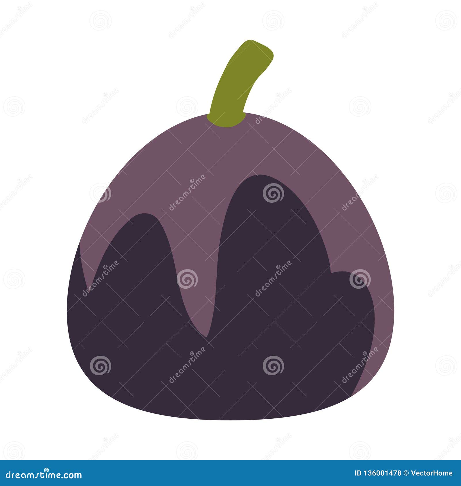 Fig Icon, Vector Illustration Stock Vector - Illustration of black ...