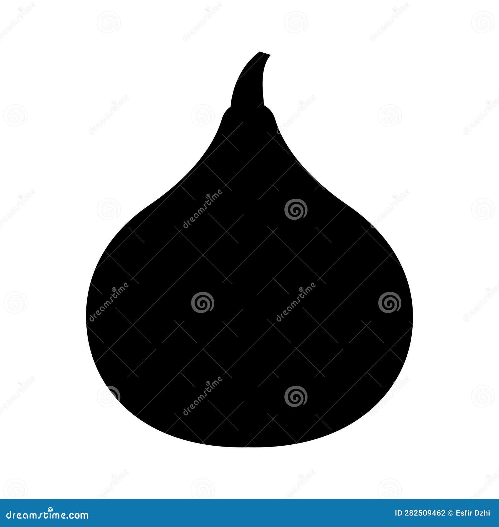 Fig Icon Vector Illustration Icon Silhouette Vector Illustration Stock ...