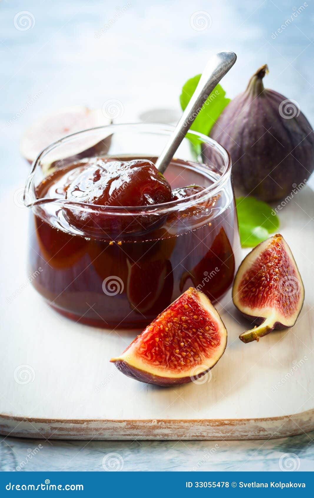 Fig jam stock photo. Image of eating, focus, exotic, dessert - 33055478