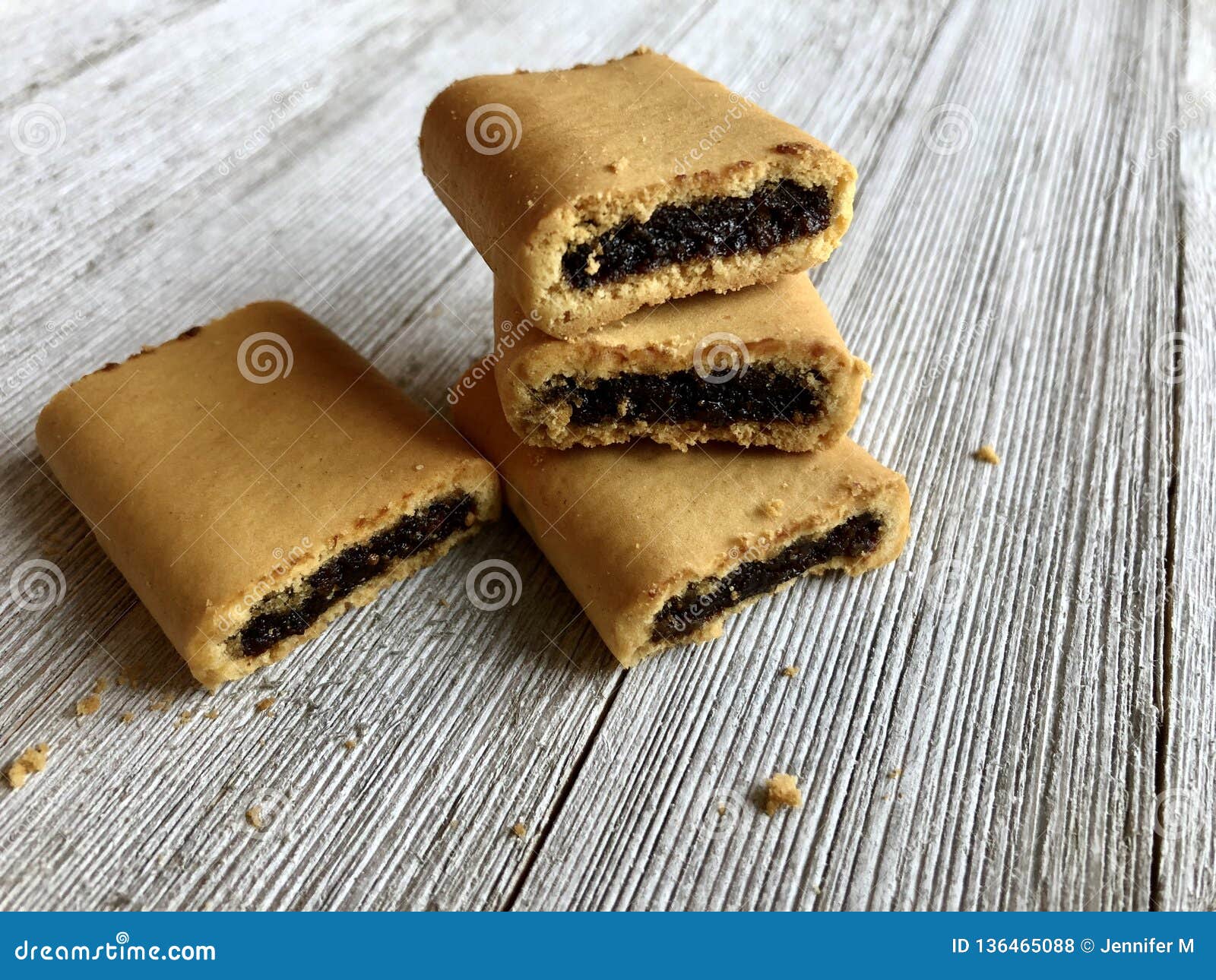 Fig newtons stock photo. Image of wood, cake, classic - 136465088