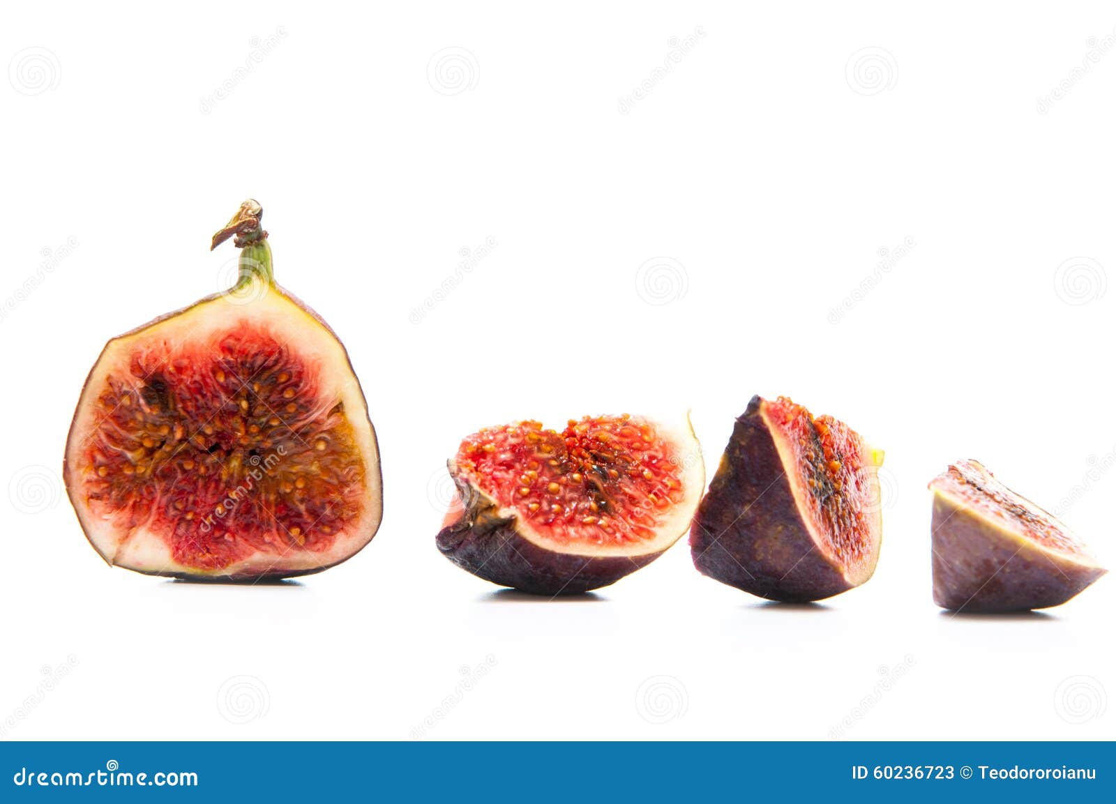Fig slices stock image. Image of figs, focus, ingredients - 60236723