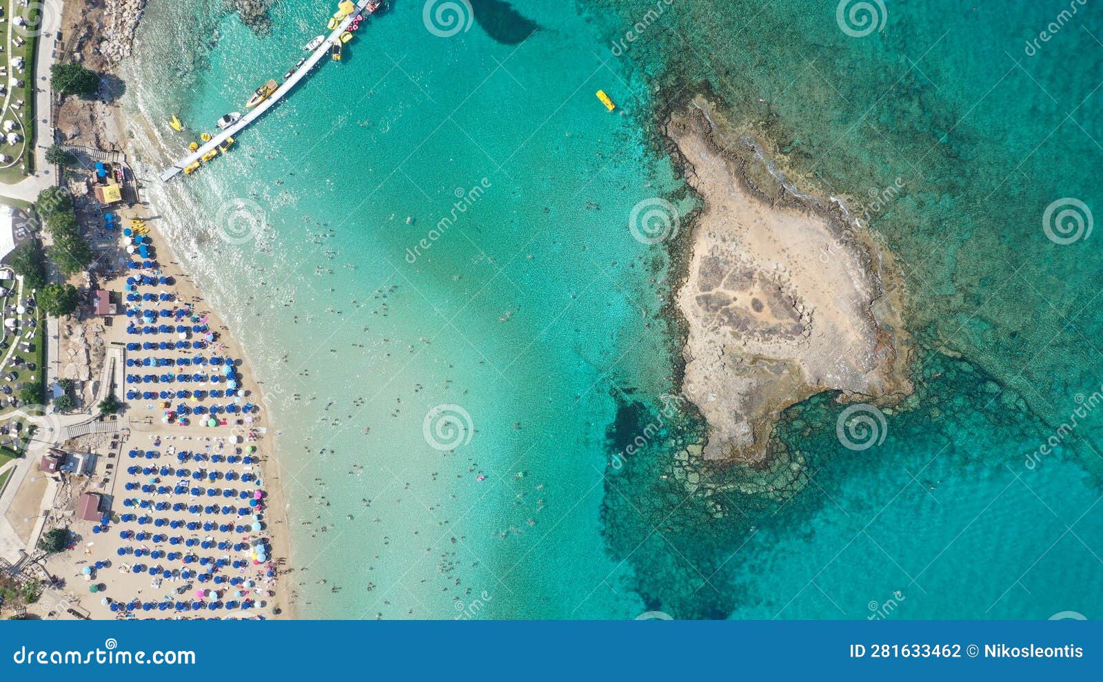 Fig Tree Bay in Protaras Cyprus Editorial Photography - Image of park ...