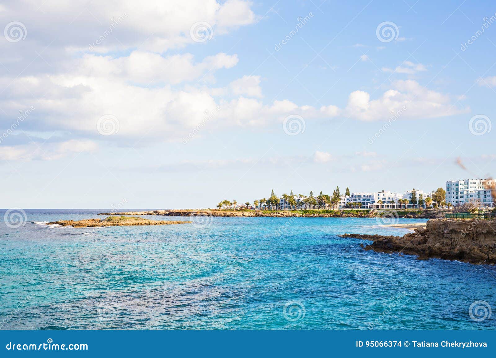 Fig Tree Bay, Protaras, Cyprus, Mediterranean Sea Stock Photo - Image ...